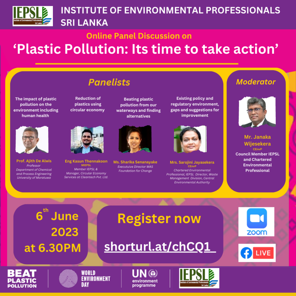 Online Panel Discussion on ‘Plastic Pollution: Its time to take action ...